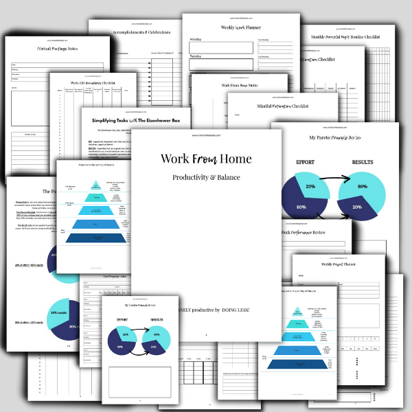 Work from Home like a PRO: Successful Planner for Productivity ...